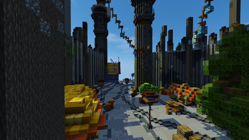 Yellow Castle Minecraft Map