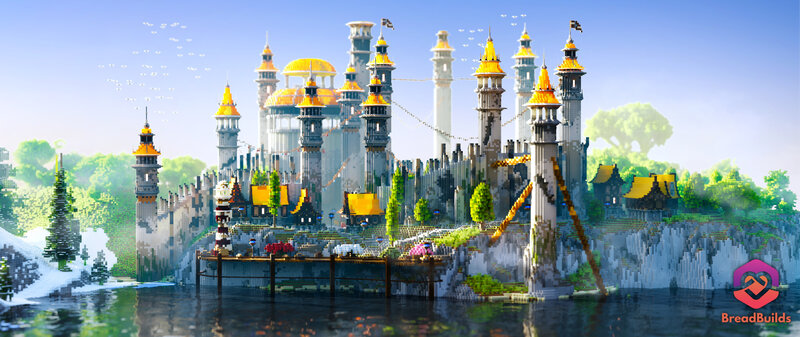 Yellow Castle Minecraft Map