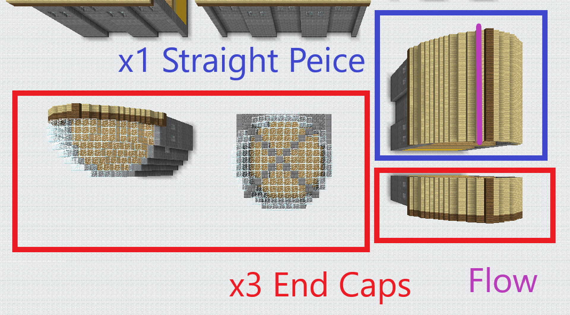 My Medieval Buildings Set with Modular House Sections Minecraft Map