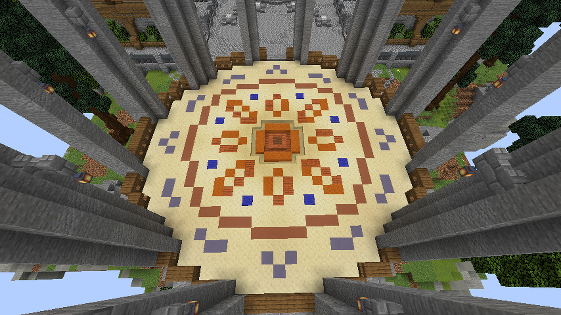 Sky block island Minecraft Map