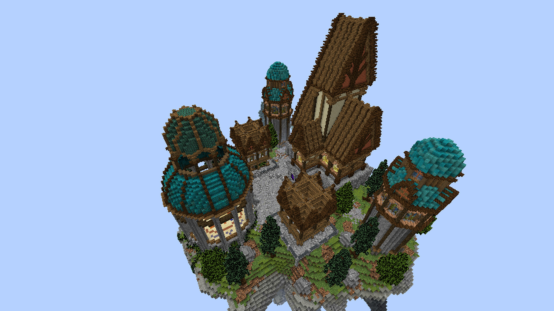 Sky block island Minecraft Map