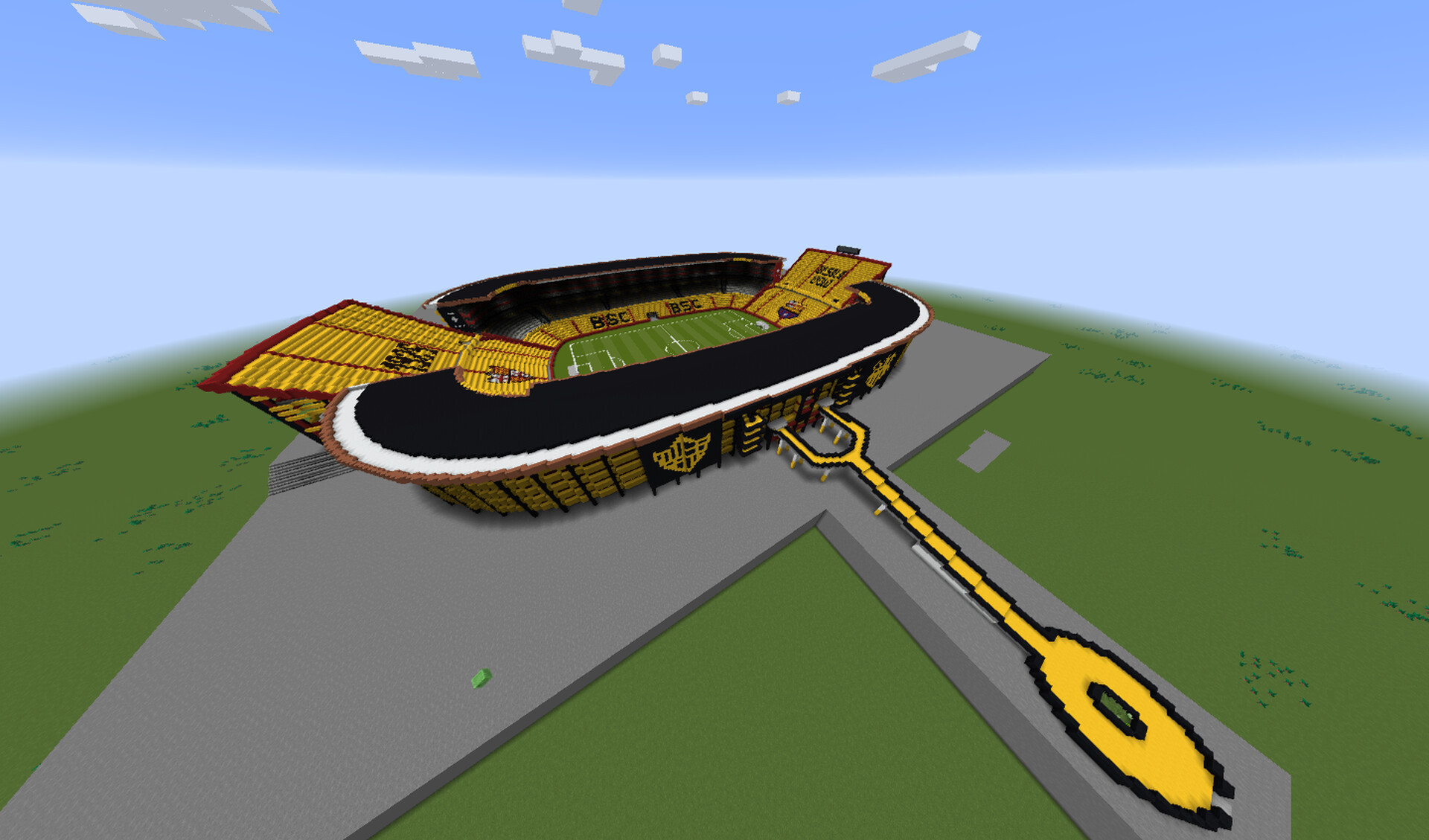 Estadio Monumental de Barcelona / Ecuador Minecraft Map