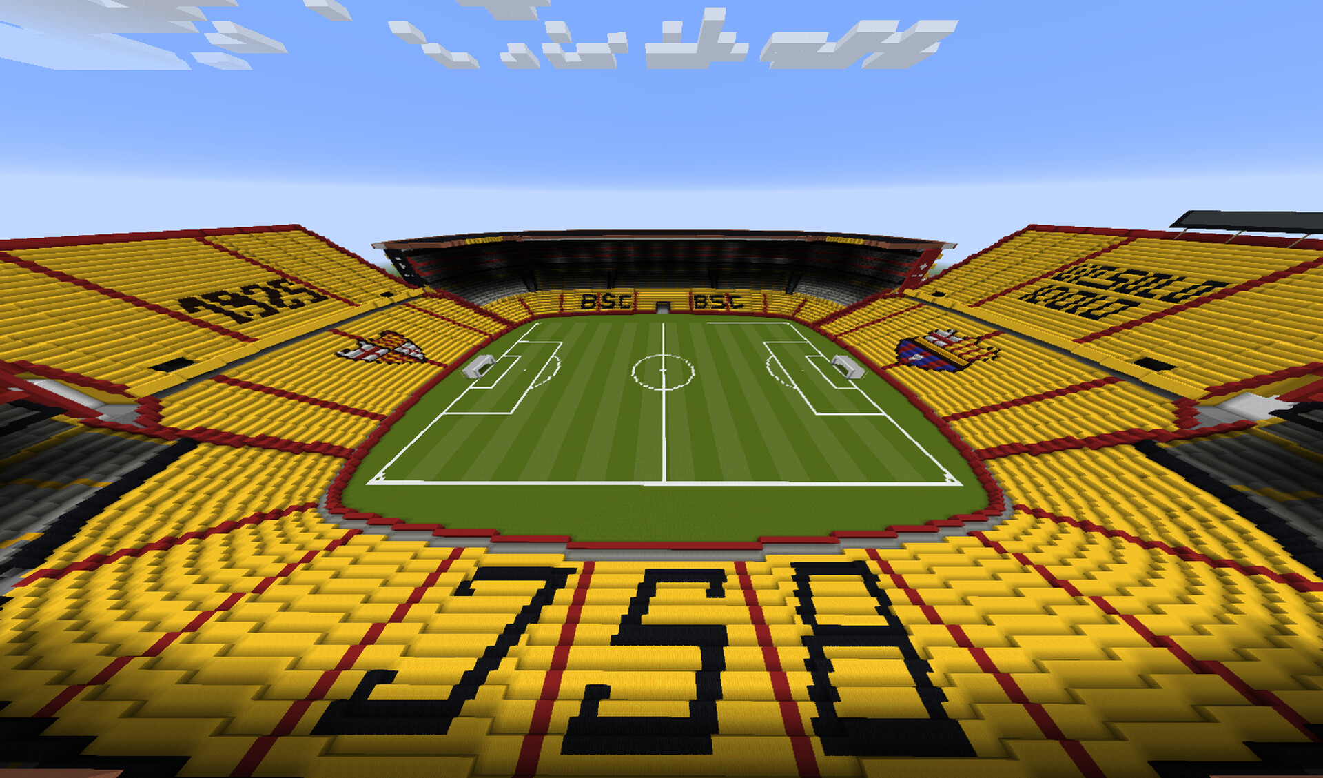 Estadio Monumental de Barcelona / Ecuador Minecraft Map