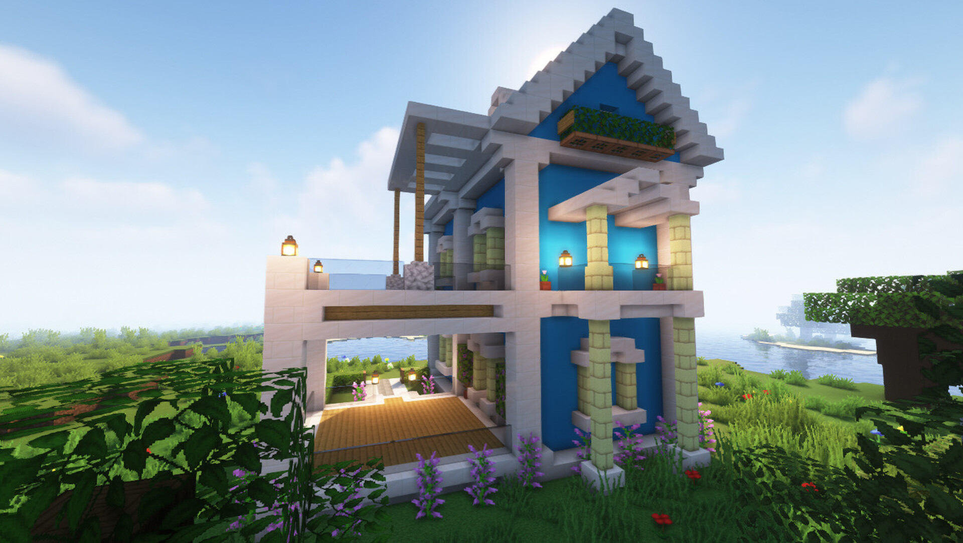 Modern House (Java & Bedrock) Minecraft Map