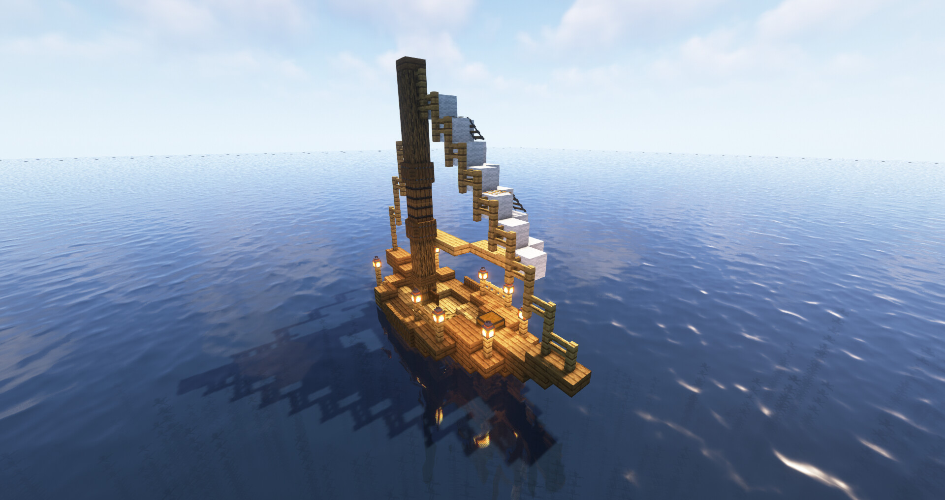 A Small Wooden boat Minecraft Map