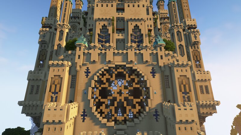 Cloud palace Minecraft Map
