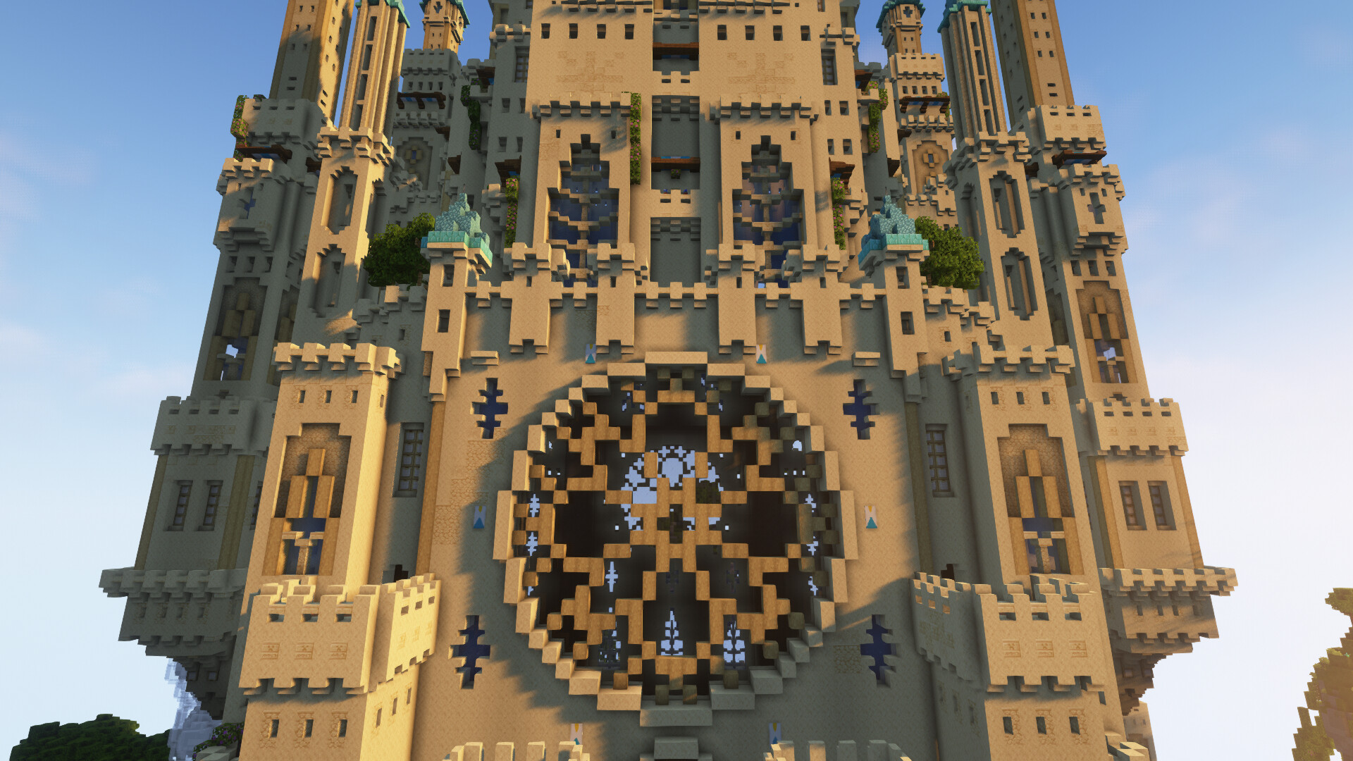 Cloud palace Minecraft Map