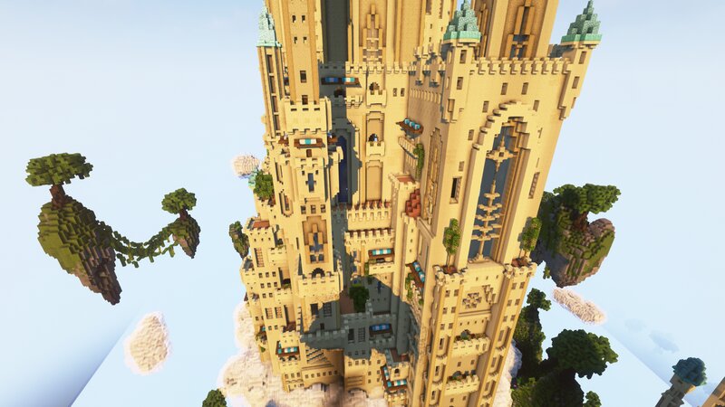 Cloud palace Minecraft Map