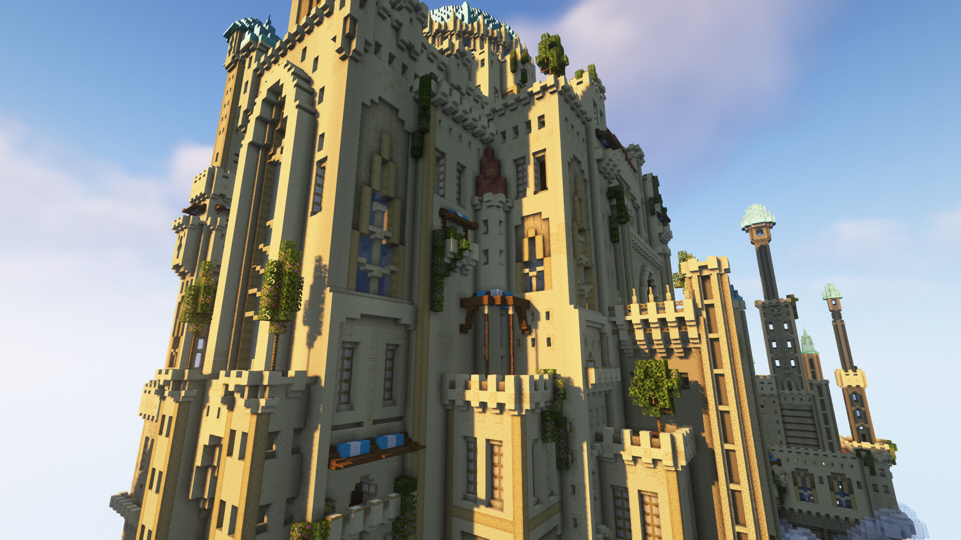 Cloud palace Minecraft Map