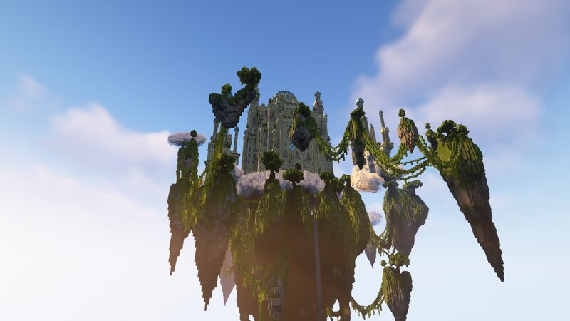 Cloud palace Minecraft Map