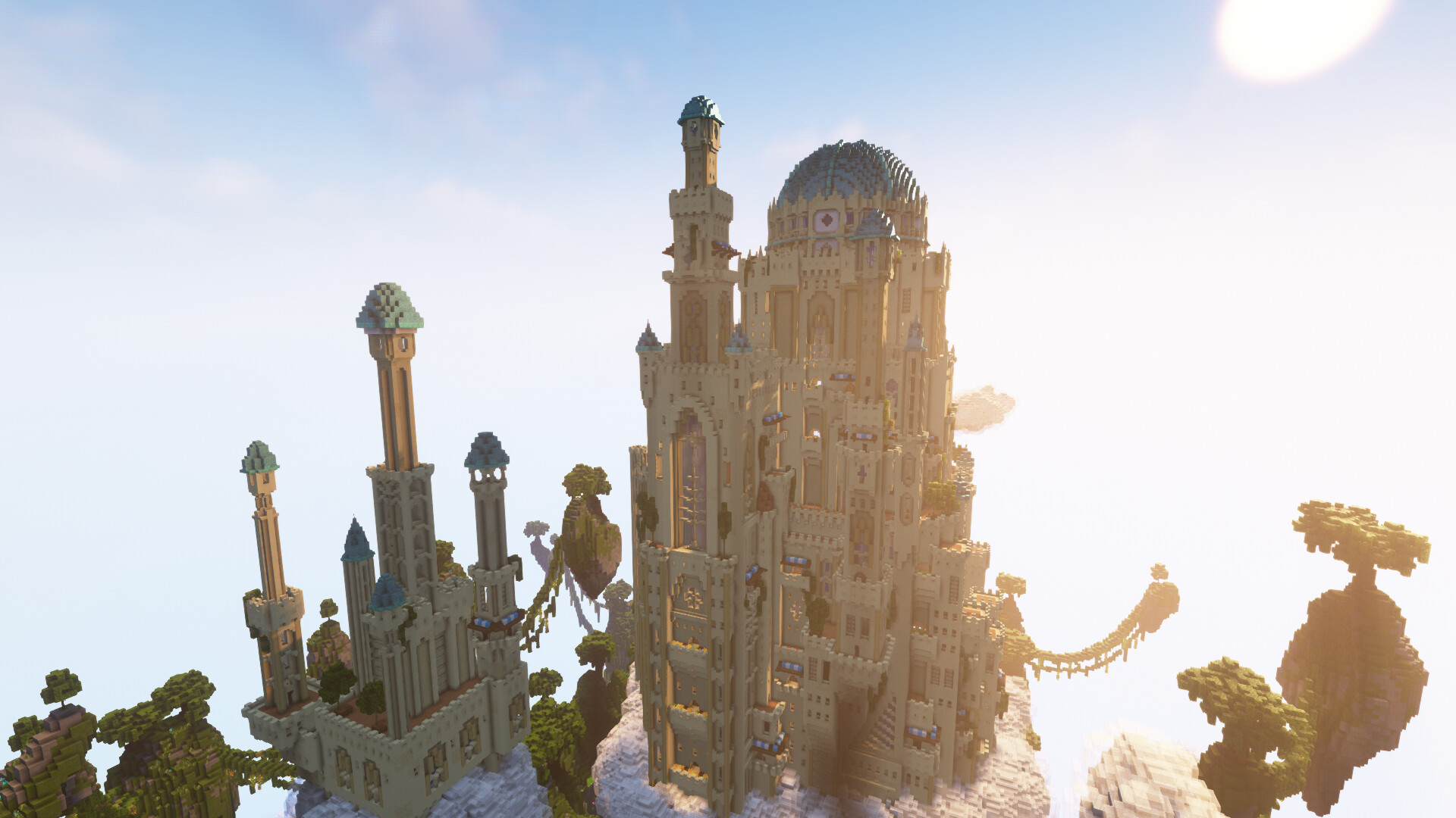 Cloud palace Minecraft Map
