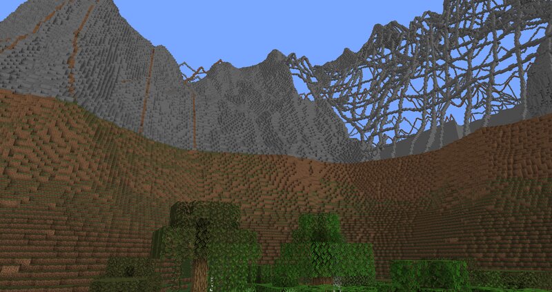 Erebor Bergstruktur / Terraforming Minecraft Map