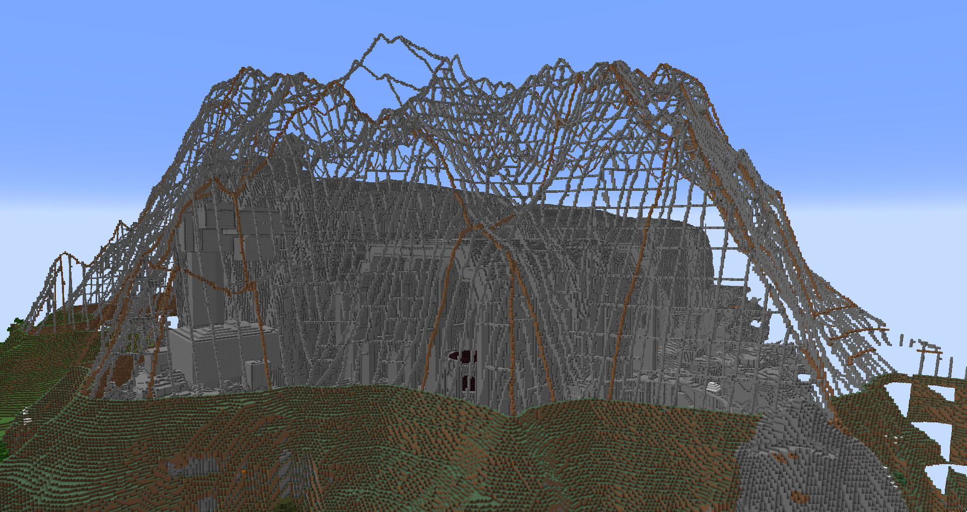 Erebor Bergstruktur / Terraforming Minecraft Map