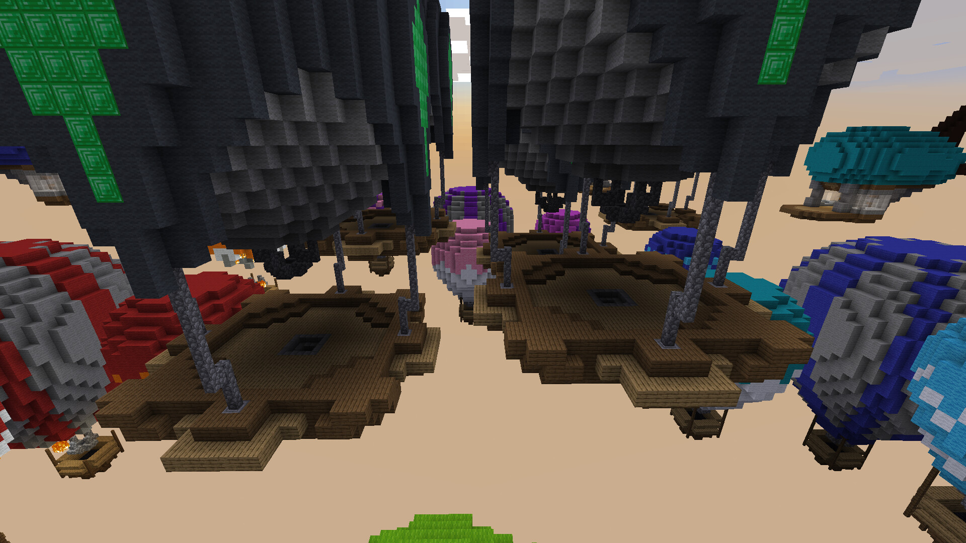 Hypixel Bedwars Airshow map Minecraft Map