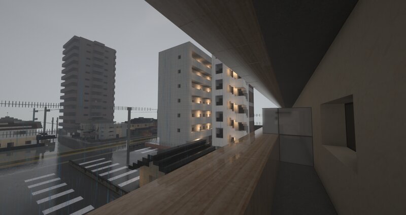 Minimalist small street of Japan #5, Miyazaki, Miyazaki prefecture ...