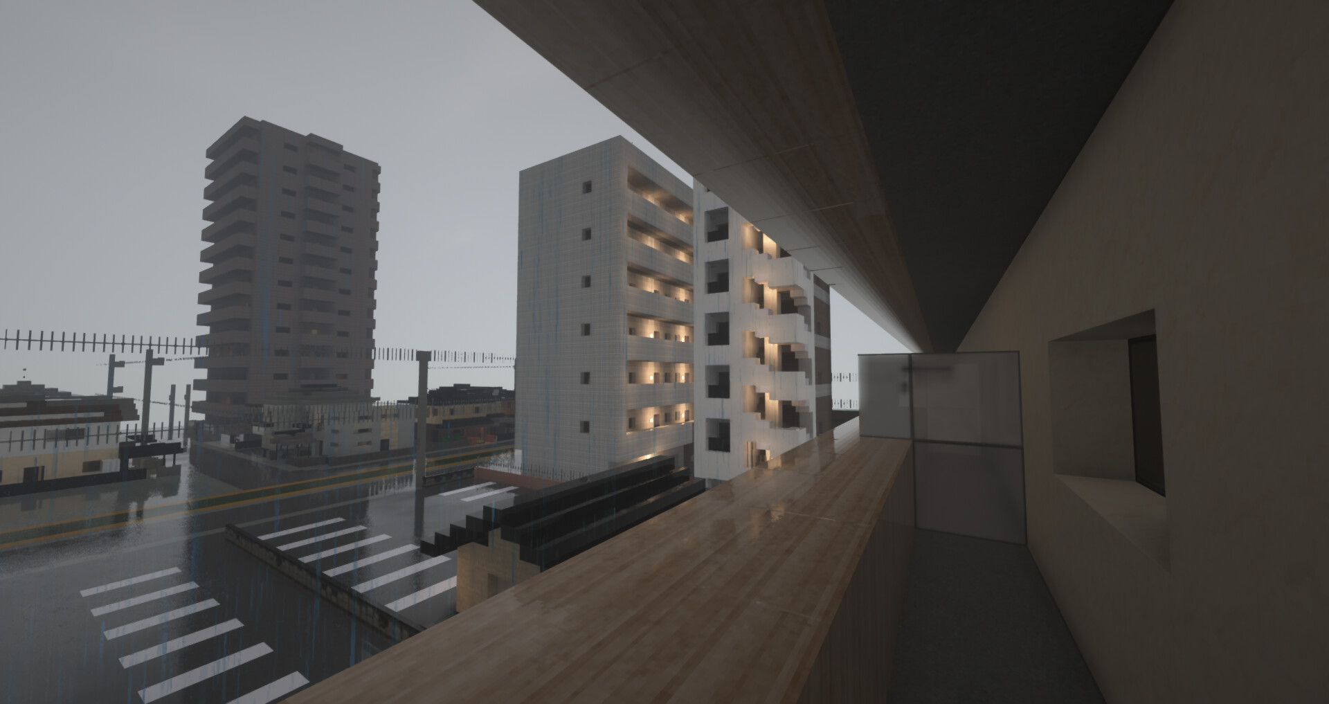 Minimalist small street of Japan #5, Miyazaki, Miyazaki prefecture ...