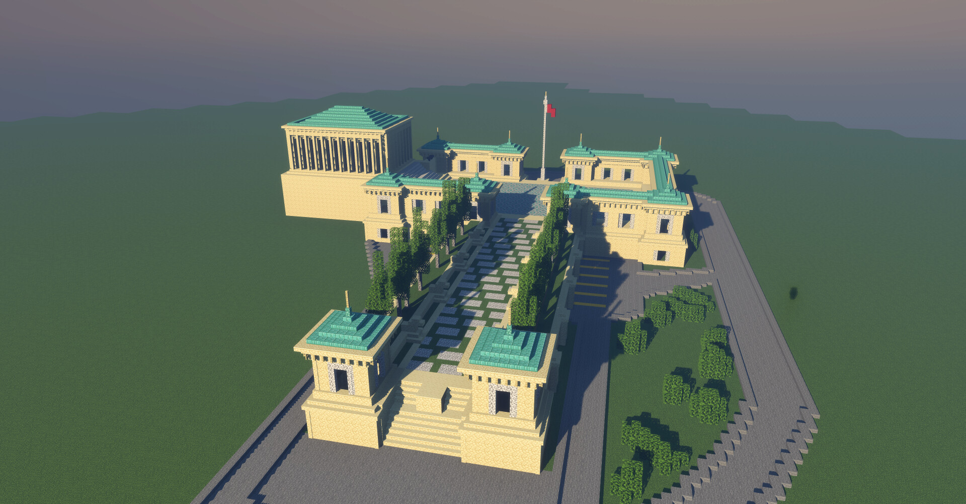 Anıtkabir, the Mausoleum of Atatürk, Ankara, Turkey Minecraft Map