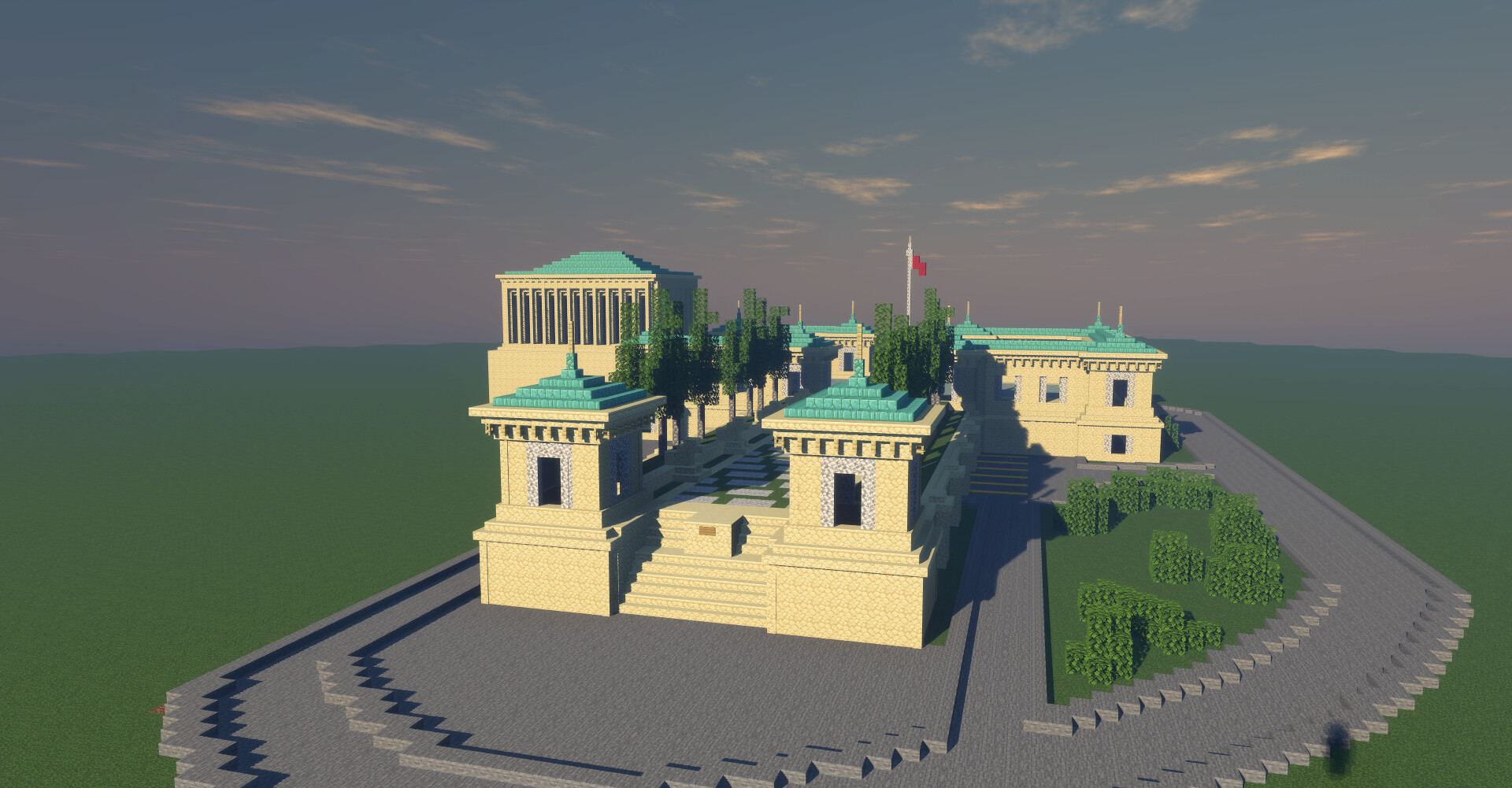Anıtkabir, the Mausoleum of Atatürk, Ankara, Turkey Minecraft Map