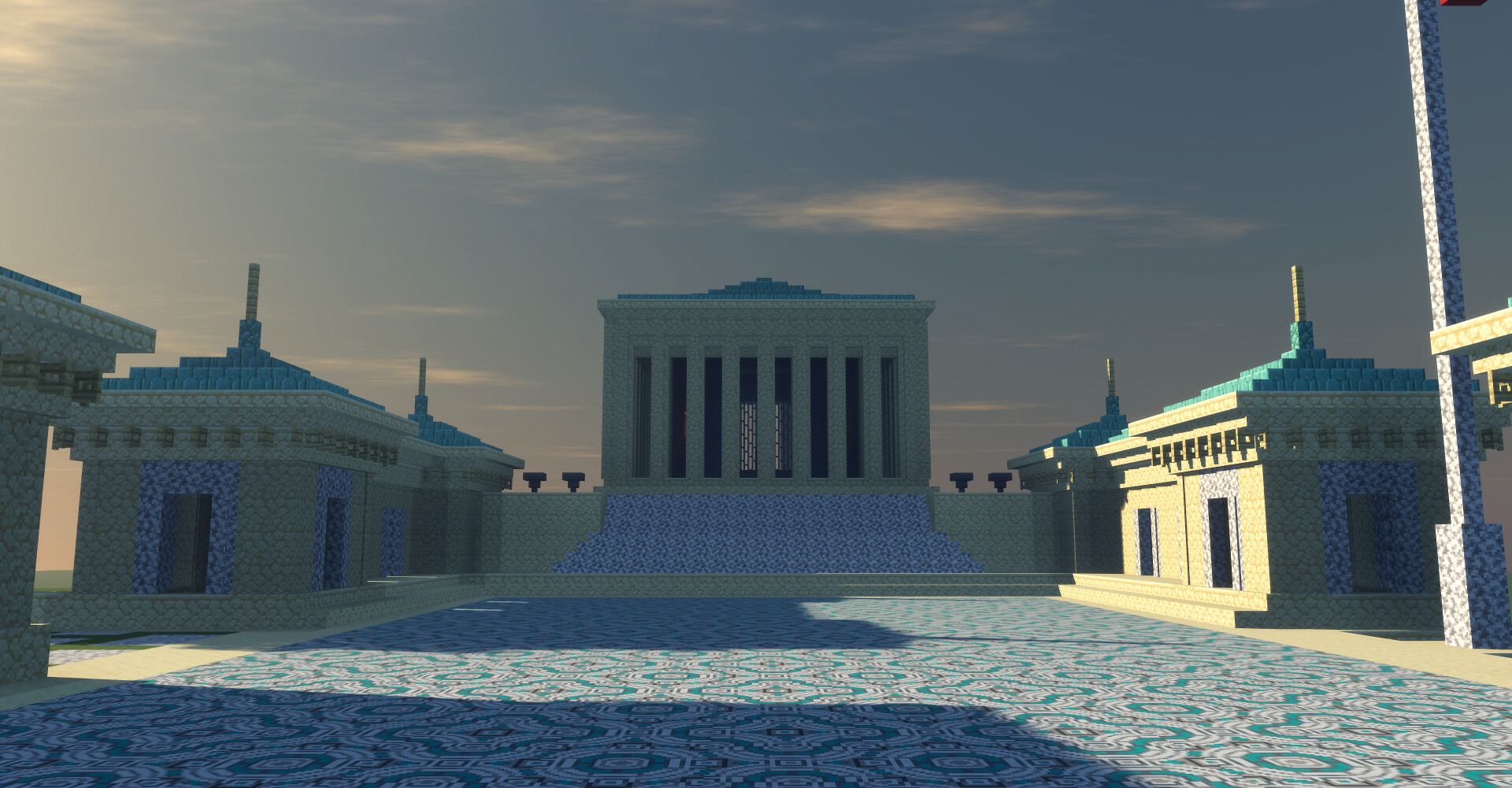 Anıtkabir, the Mausoleum of Atatürk, Ankara, Turkey Minecraft Map
