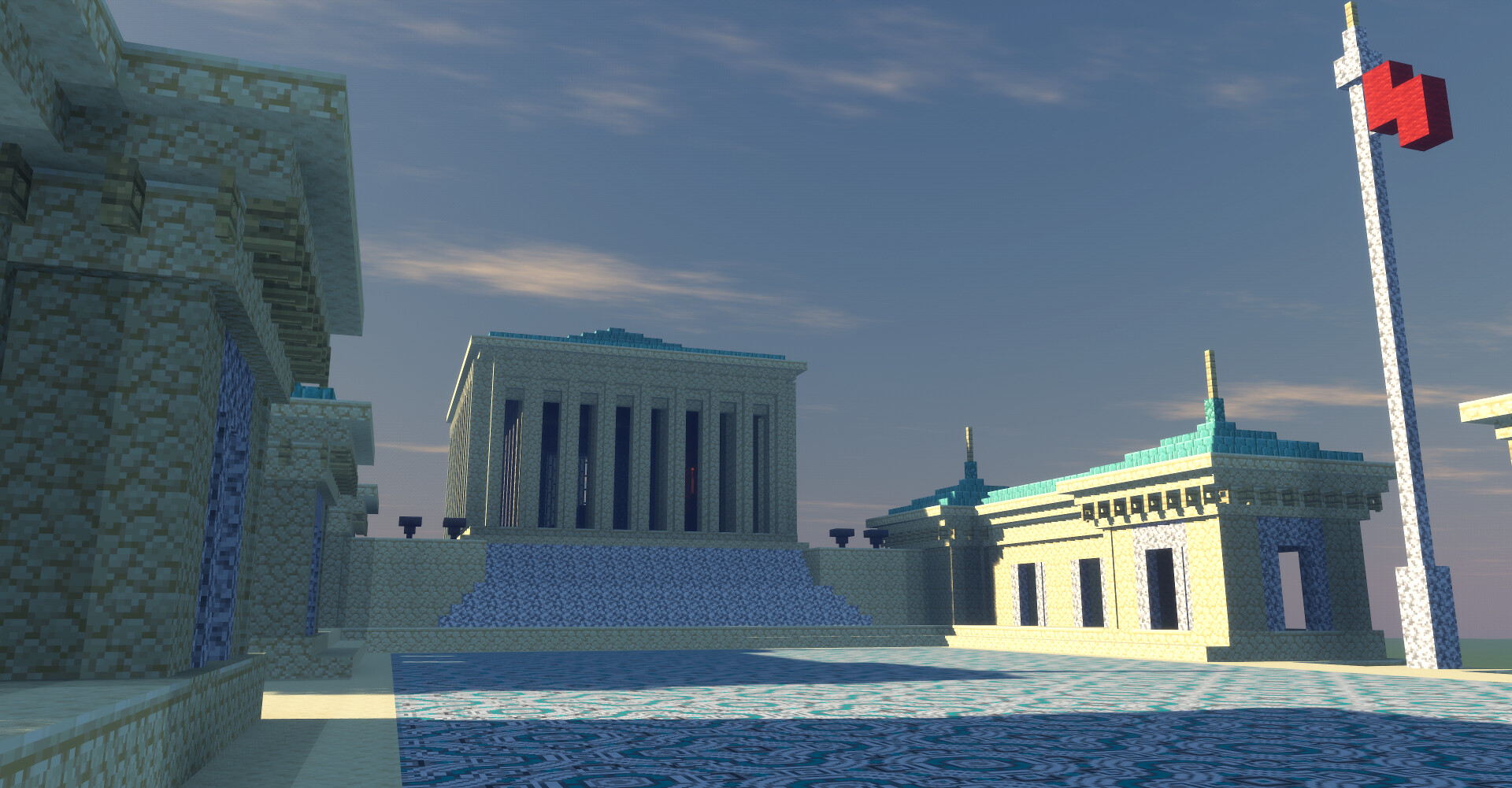 Anıtkabir, the Mausoleum of Atatürk, Ankara, Turkey Minecraft Map