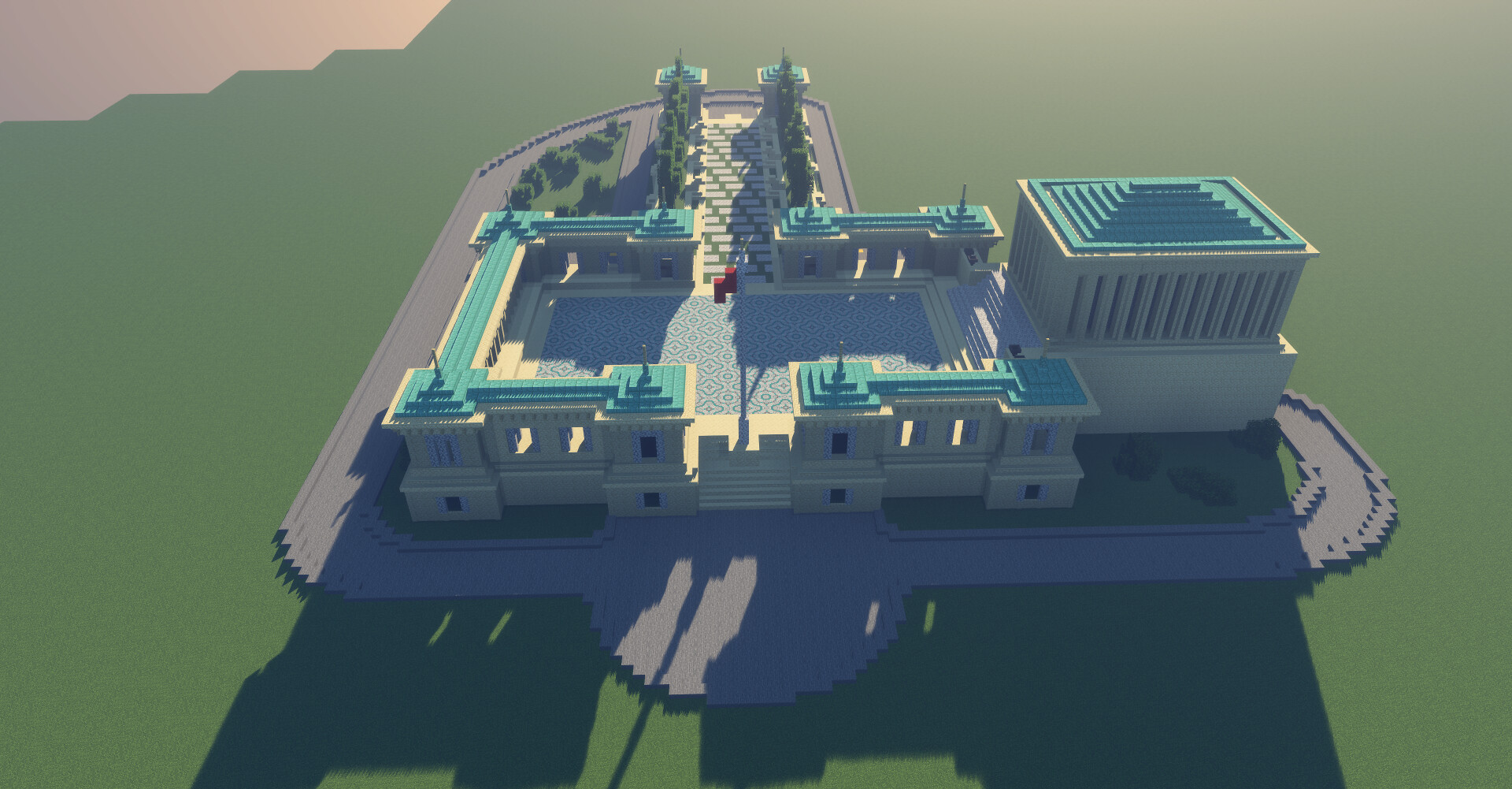 Anıtkabir, the Mausoleum of Atatürk, Ankara, Turkey Minecraft Map