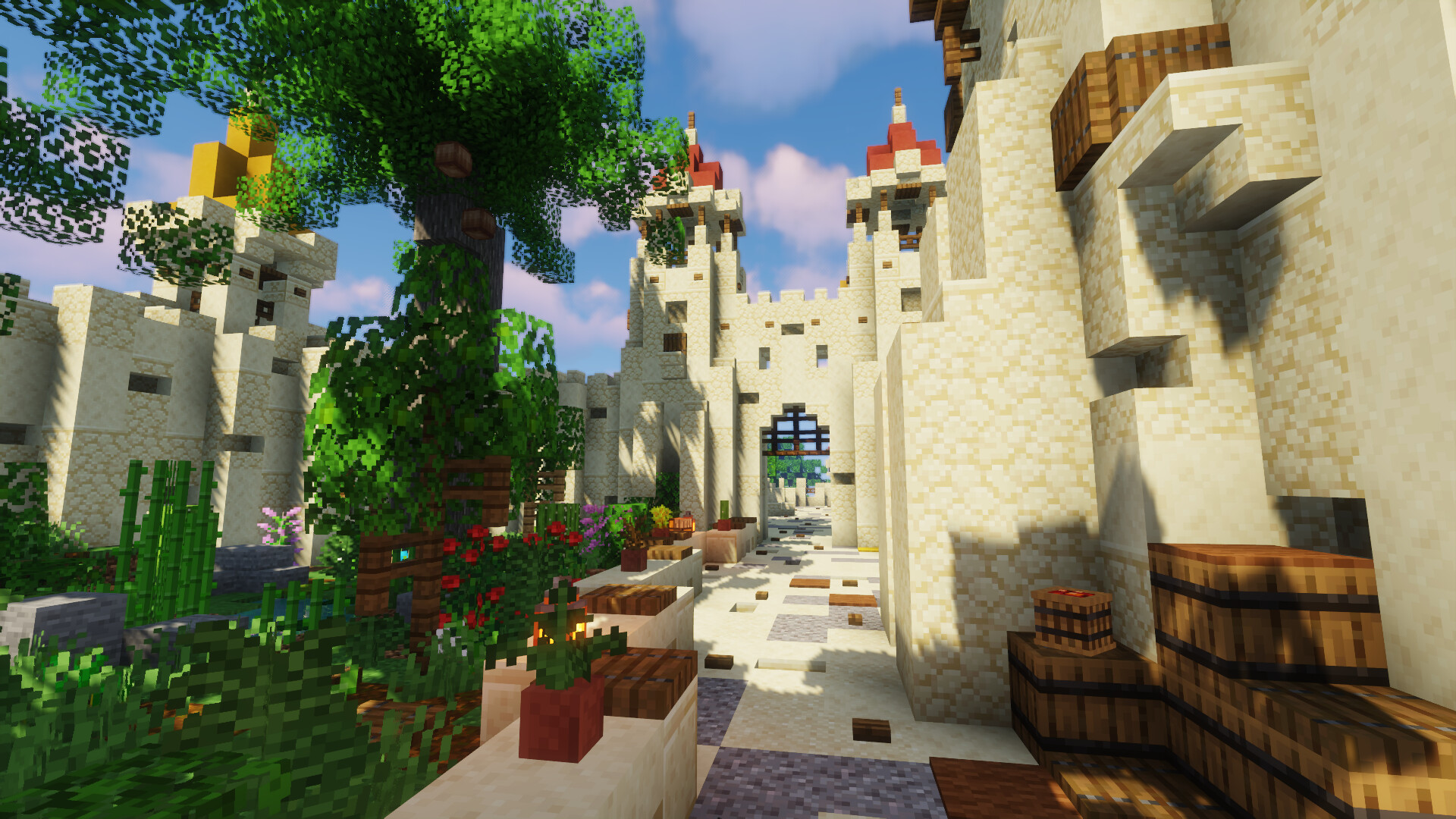 Alhadiqa - The Garden Palace (Arabic / Desert Castle) Minecraft Map