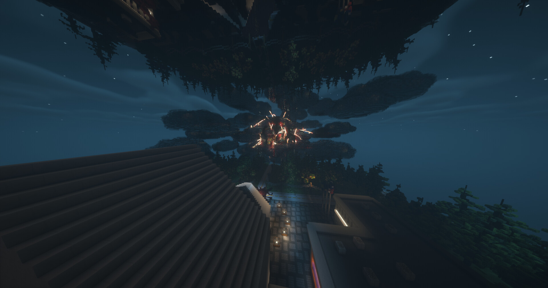 Upside Down World | Stranger Things - AliensBuilds 🌌 Minecraft Map