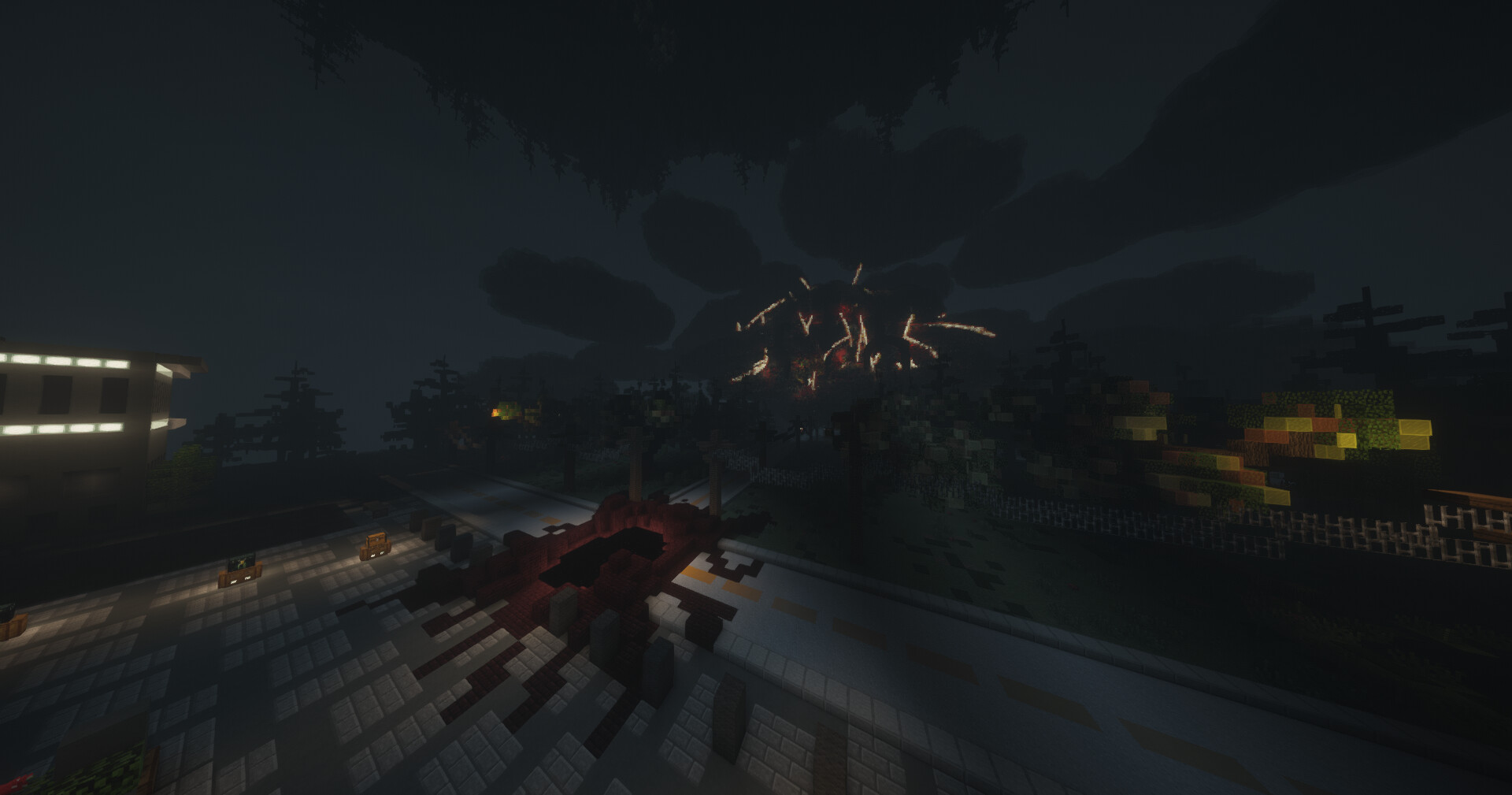 Upside Down World | Stranger Things - AliensBuilds 🌌 Minecraft Map