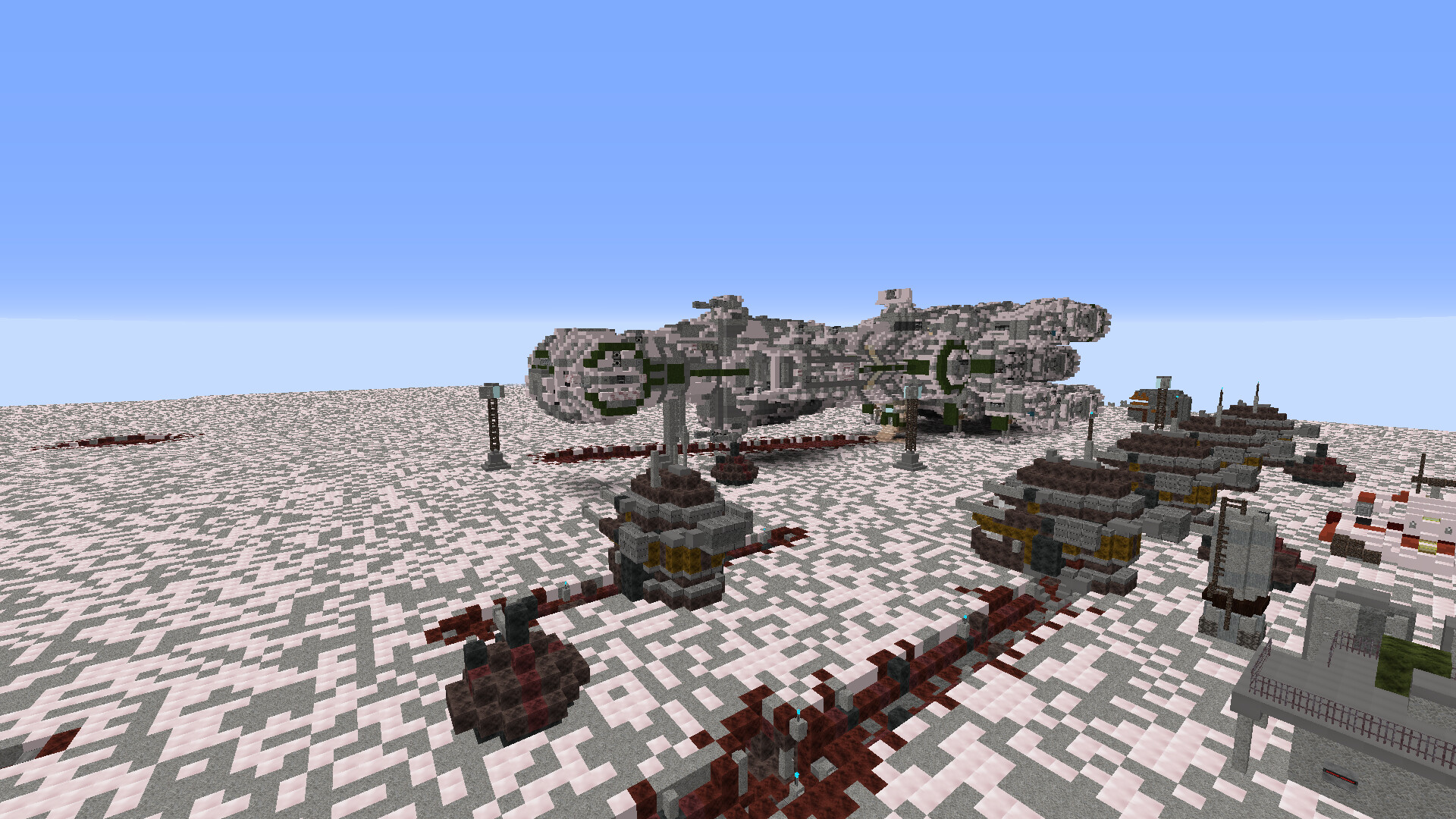 Rebel alliance Crait (Star Wars planet) Minecraft Map