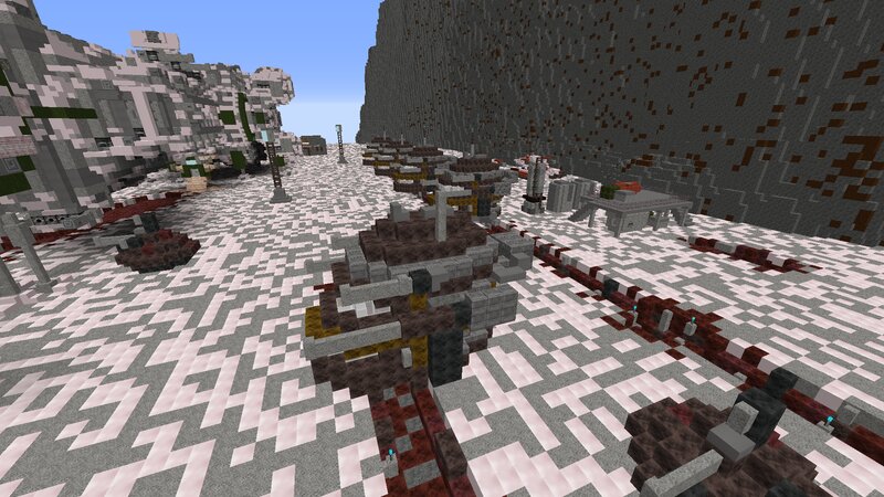 Rebel alliance Crait (Star Wars planet) Minecraft Map