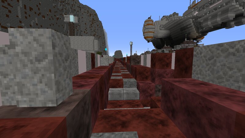 Rebel alliance Crait (Star Wars planet) Minecraft Map