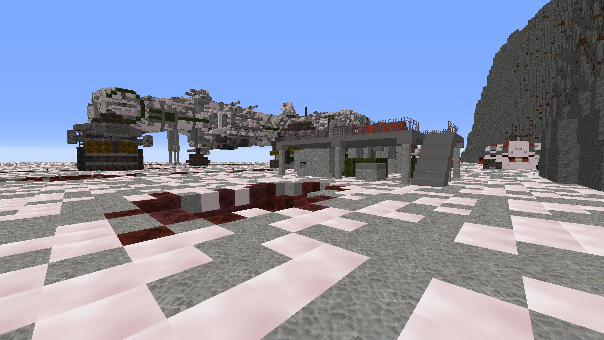 Rebel alliance Crait (Star Wars planet) Minecraft Map