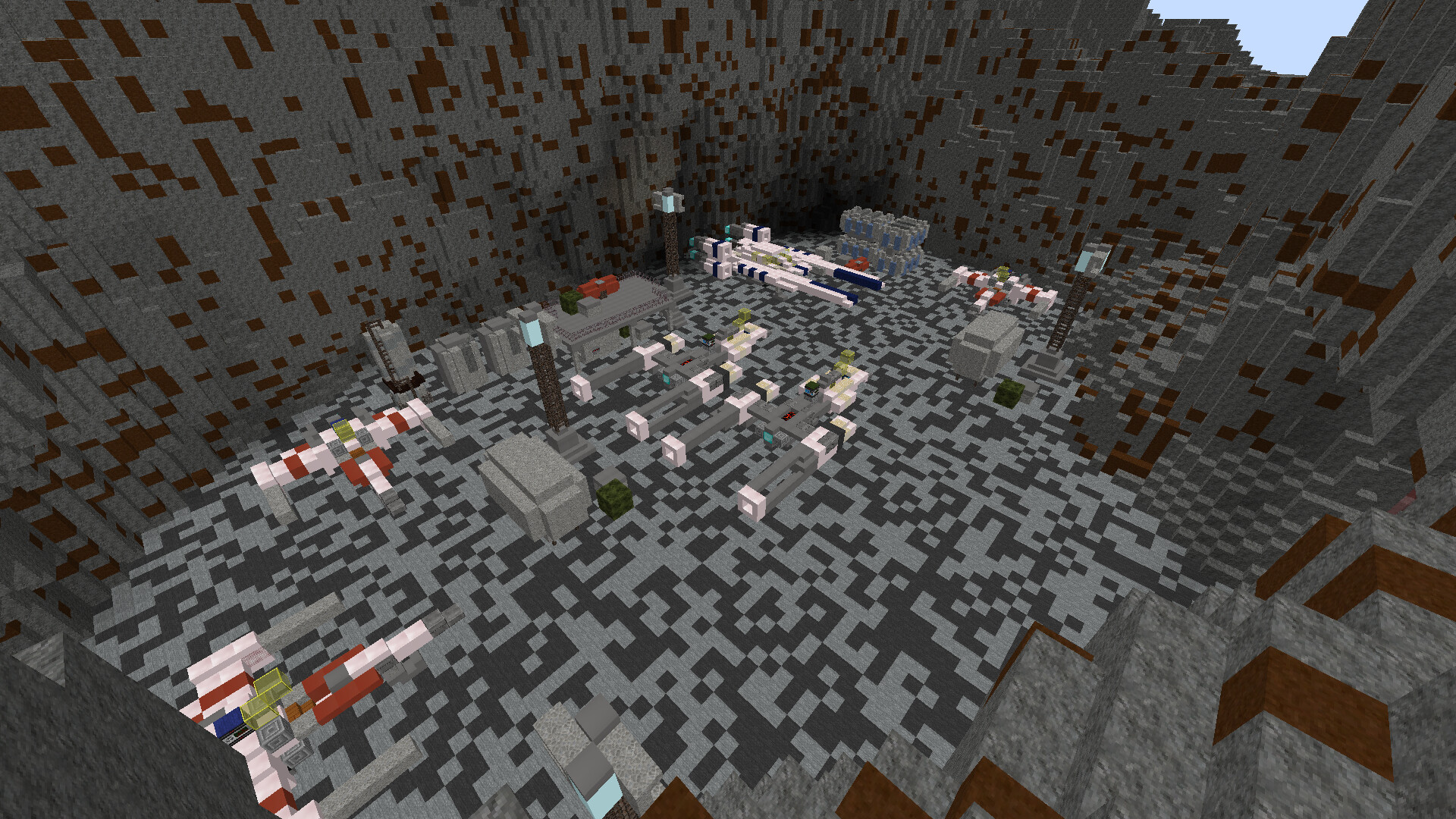 Rebel alliance Crait (Star Wars planet) Minecraft Map