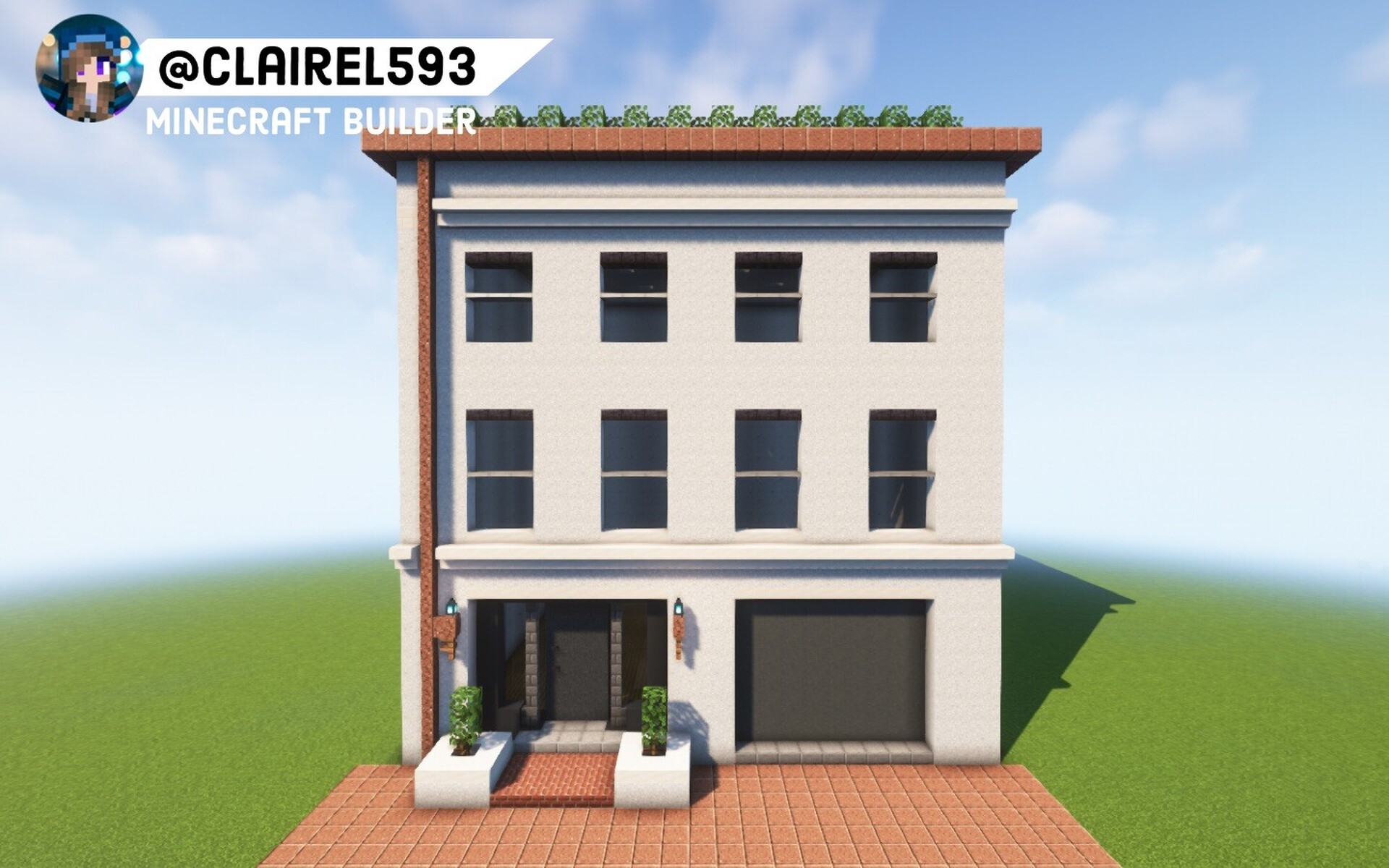 Modern Townhouse (schematic) Minecraft Map