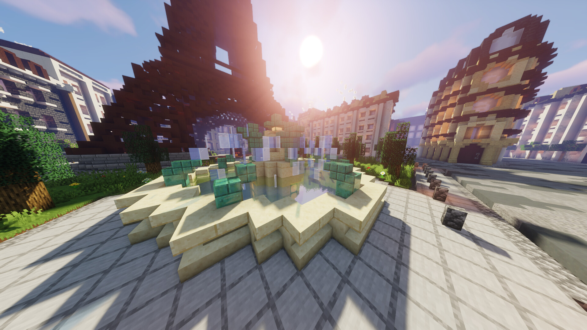 Paris Style Hub Minecraft Map