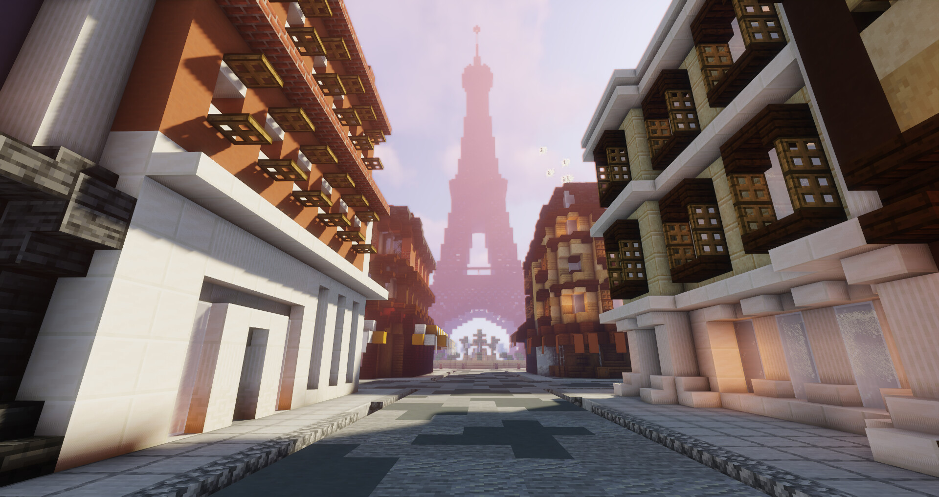 Paris Style Hub Minecraft Map