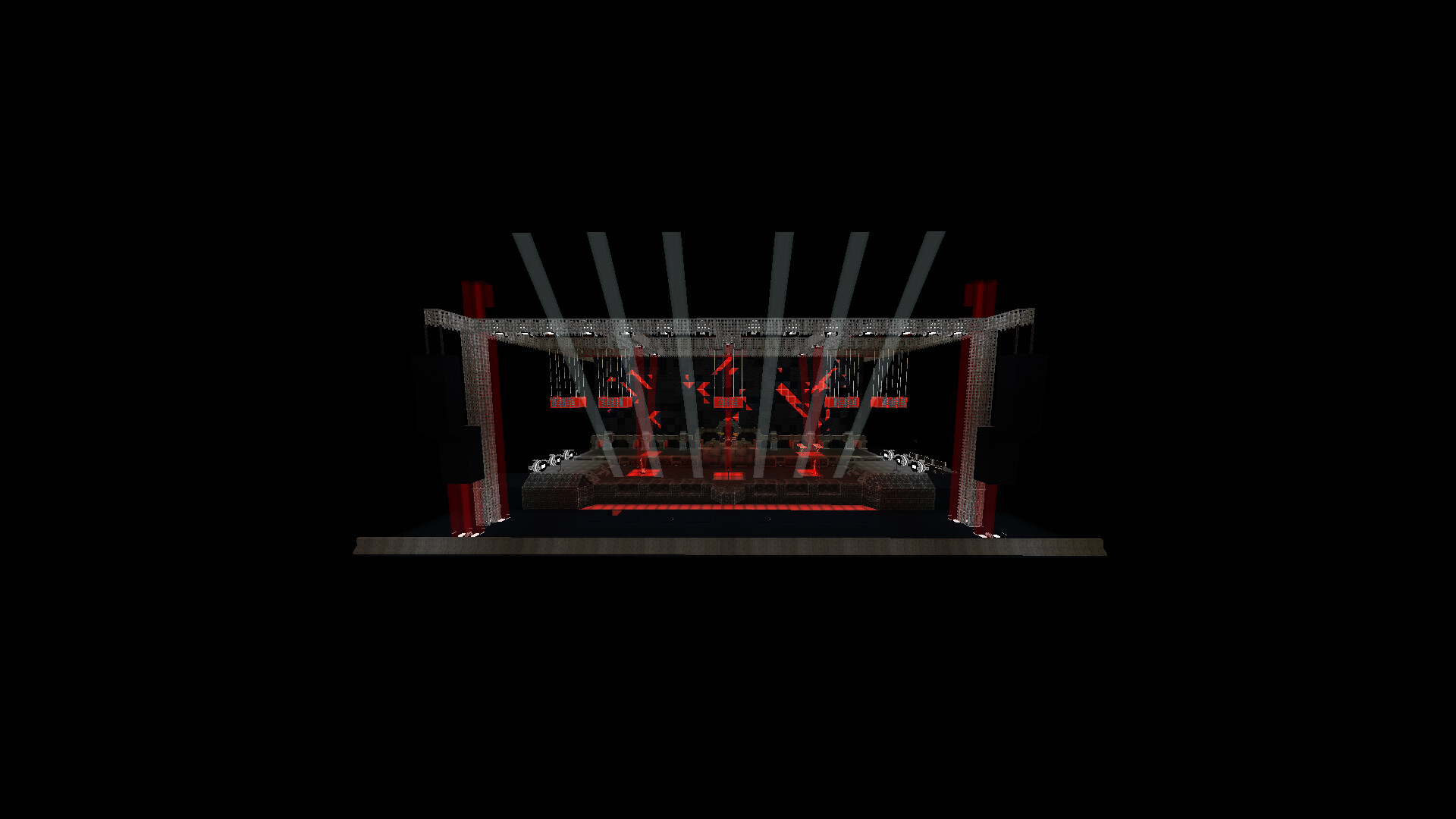 Rammstein - Live in Amerika stage (Bückstabü) Minecraft Map