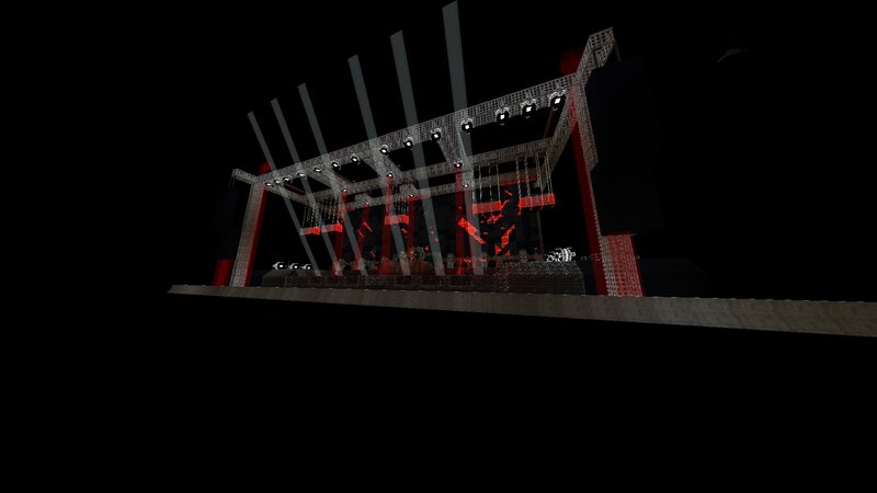 Rammstein - Live in Amerika stage (Bückstabü) Minecraft Map