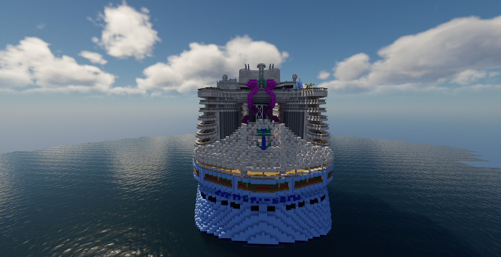 Wonder of the Seas-1.35:1 Scale (EXTERIOR ONLY PROJECT) Minecraft Map