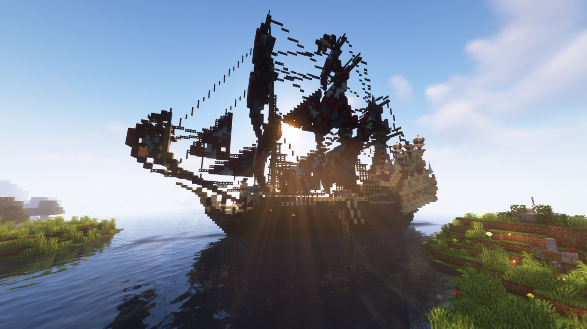 Pirate Ship - Queen Anne's Revenge Minecraft Map