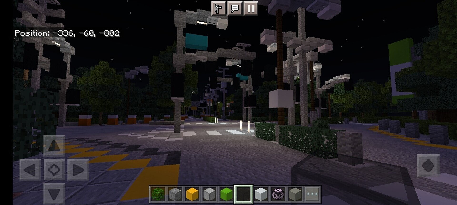 Finished the intersection Minecraft Map