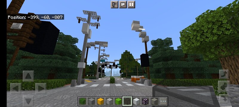 Finished the intersection Minecraft Map