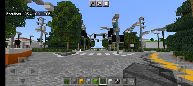 Finished the intersection Minecraft Map