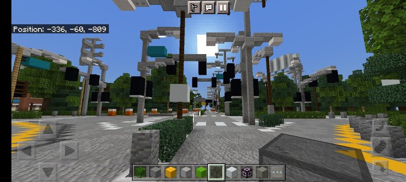 Finished the intersection Minecraft Map