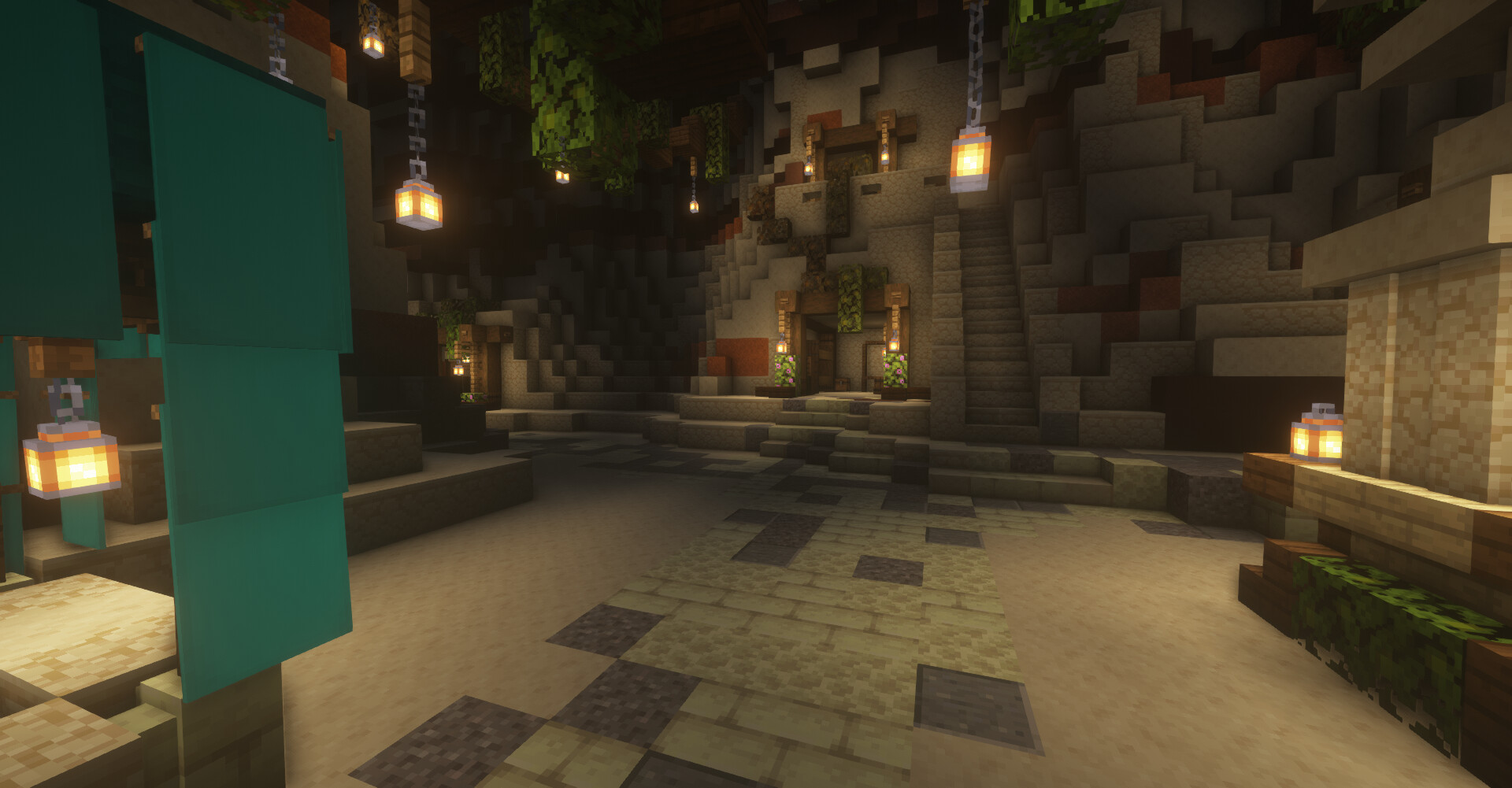 Underground Desert Market Minecraft Map