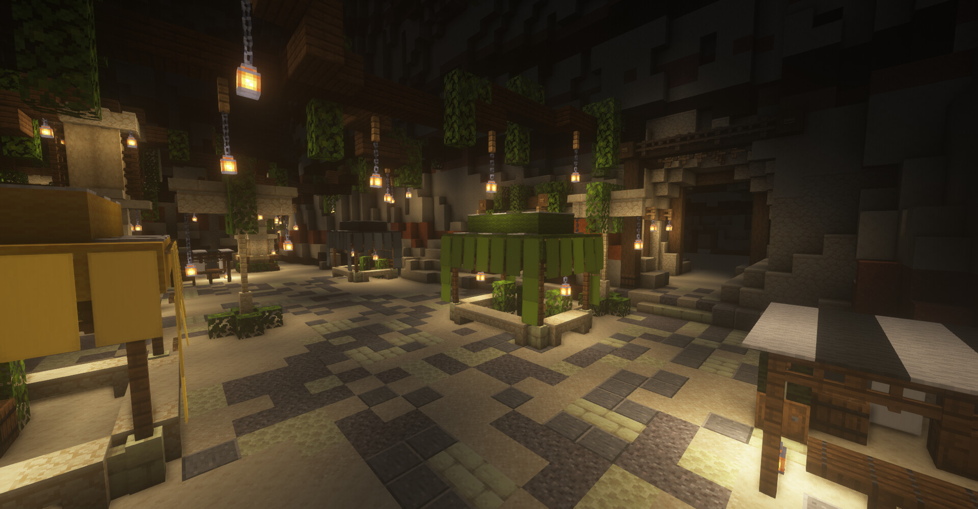 Underground Desert Market Minecraft Map