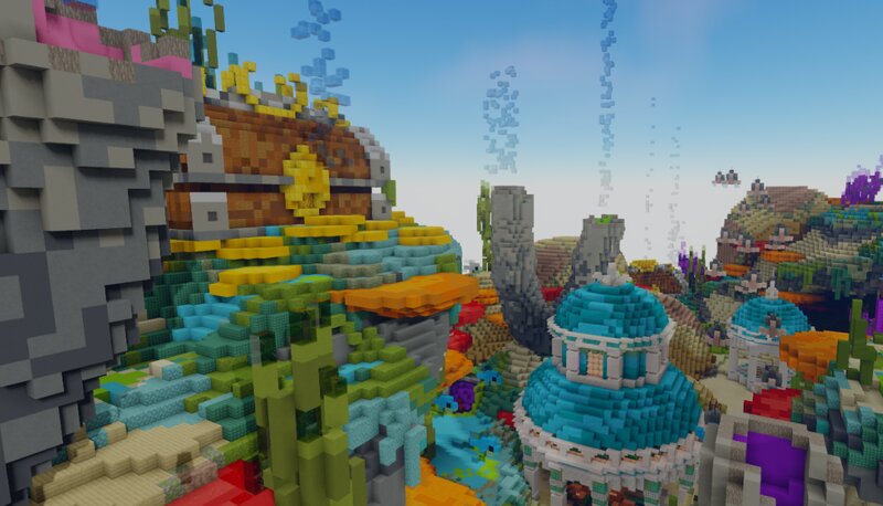 Aquatic Spawn/Lobby 1.18 + Minecraft Map