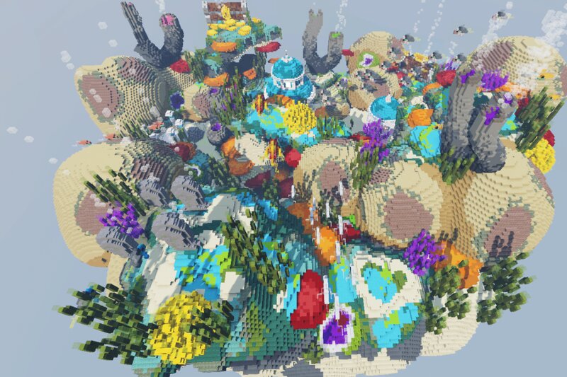 Aquatic Spawn/Lobby 1.18 + Minecraft Map