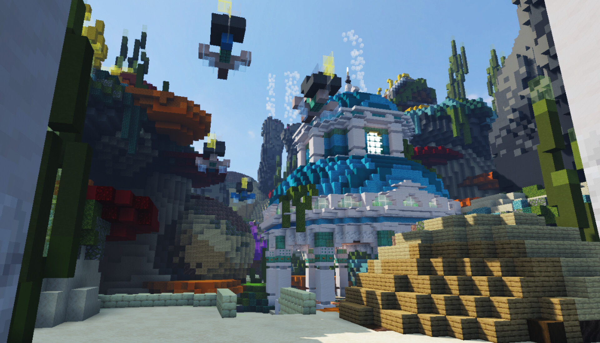 Aquatic Spawn/Lobby 1.18 + Minecraft Map