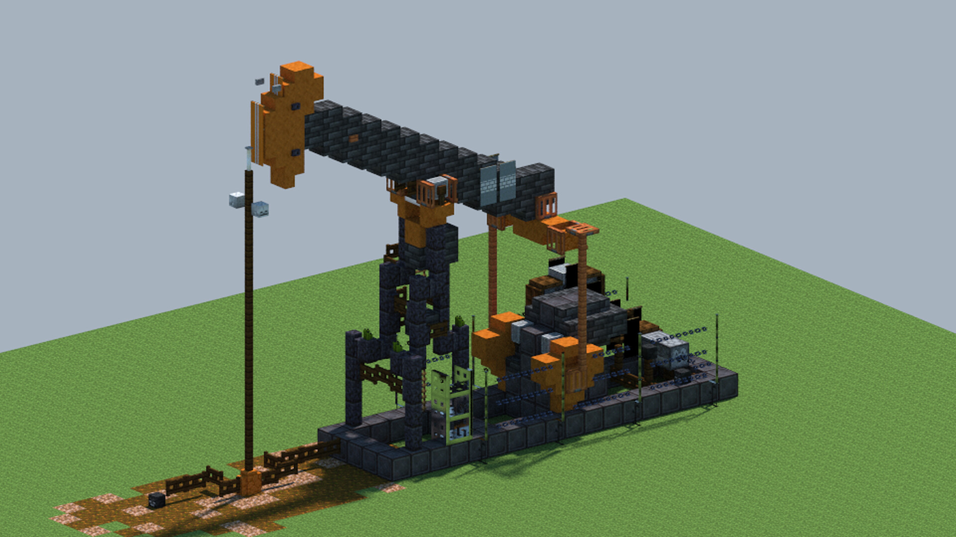 Oil Pump Jack, [With download] Minecraft Map
